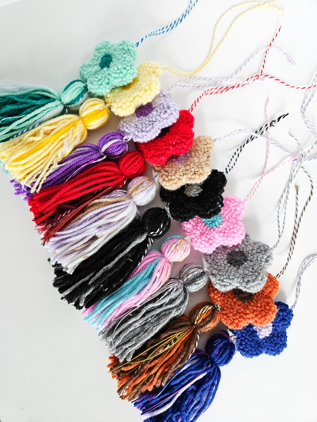 Rearview Mirror Charms / Flower Charm / Hanging Car Charm / Car Decor ...