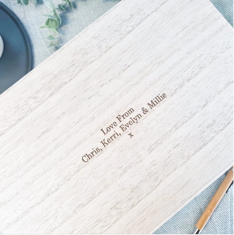 Memorial Memory Wooden Engraved Box Keepsakes Funeral - Etsy