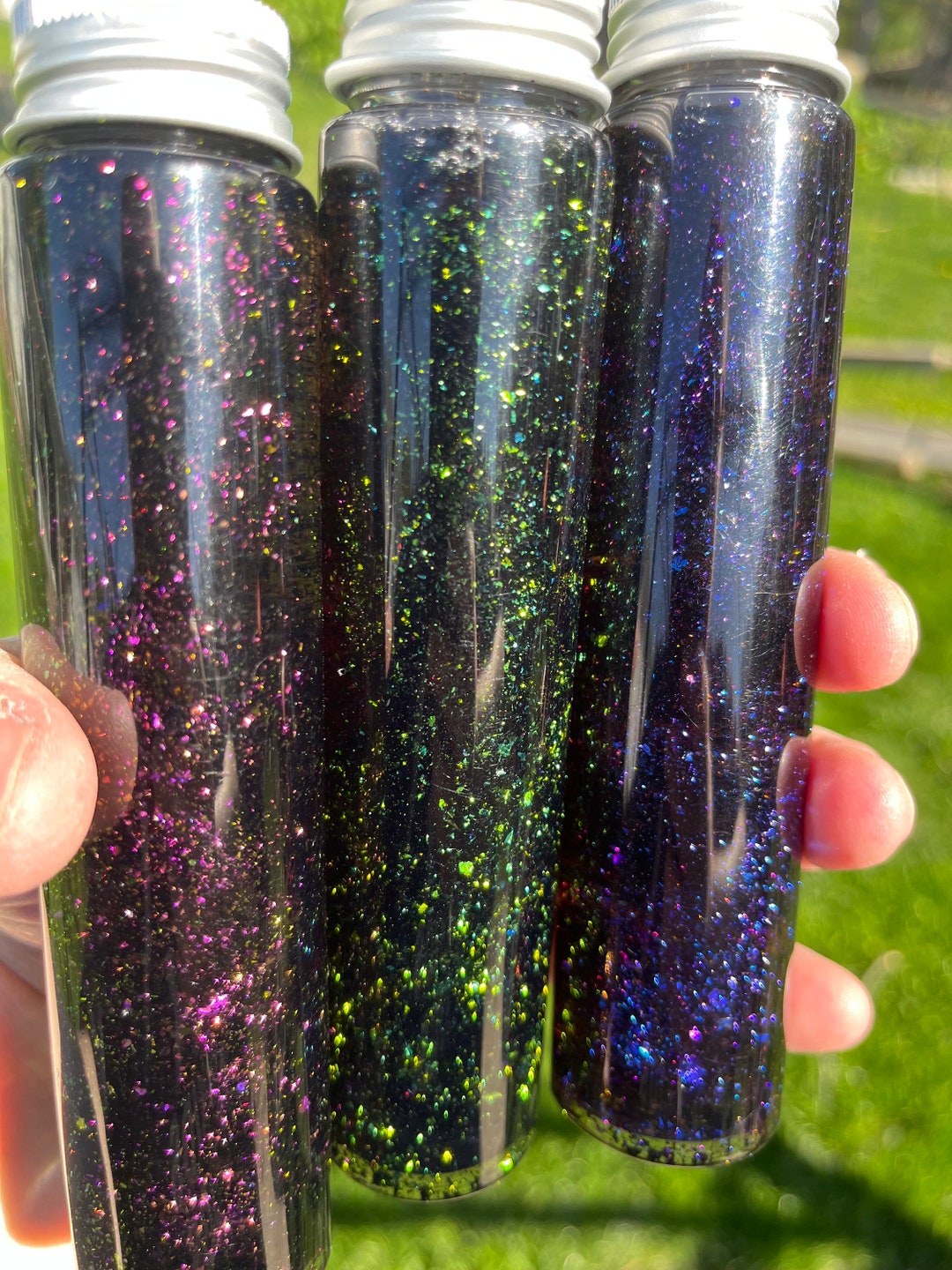 Glitter Storm: Nebula | Sensory Bottle | Calm Down Bottle - Etsy