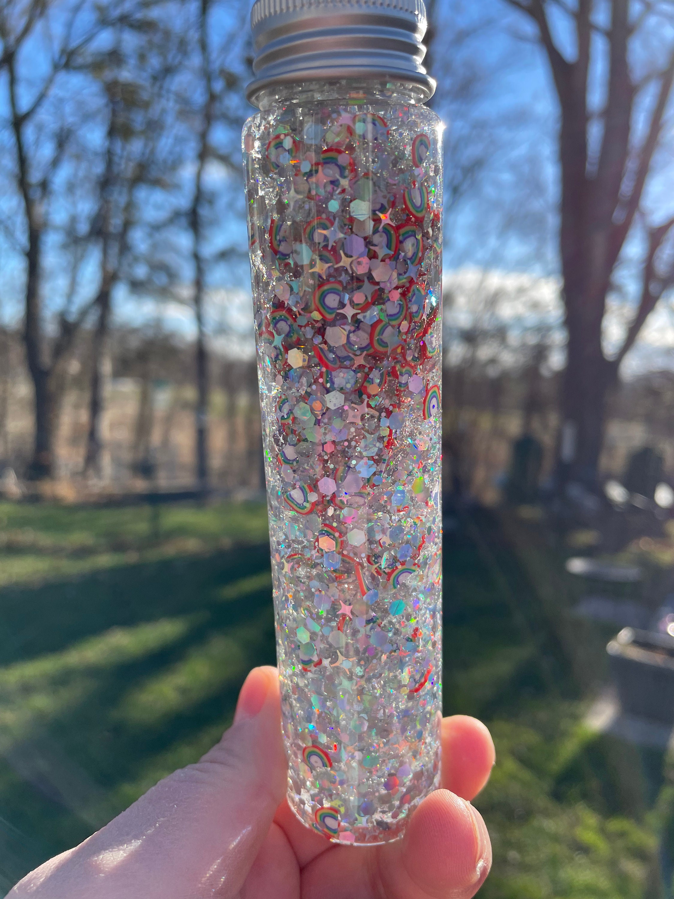 Rainbow Calm Down Bottle - Etsy
