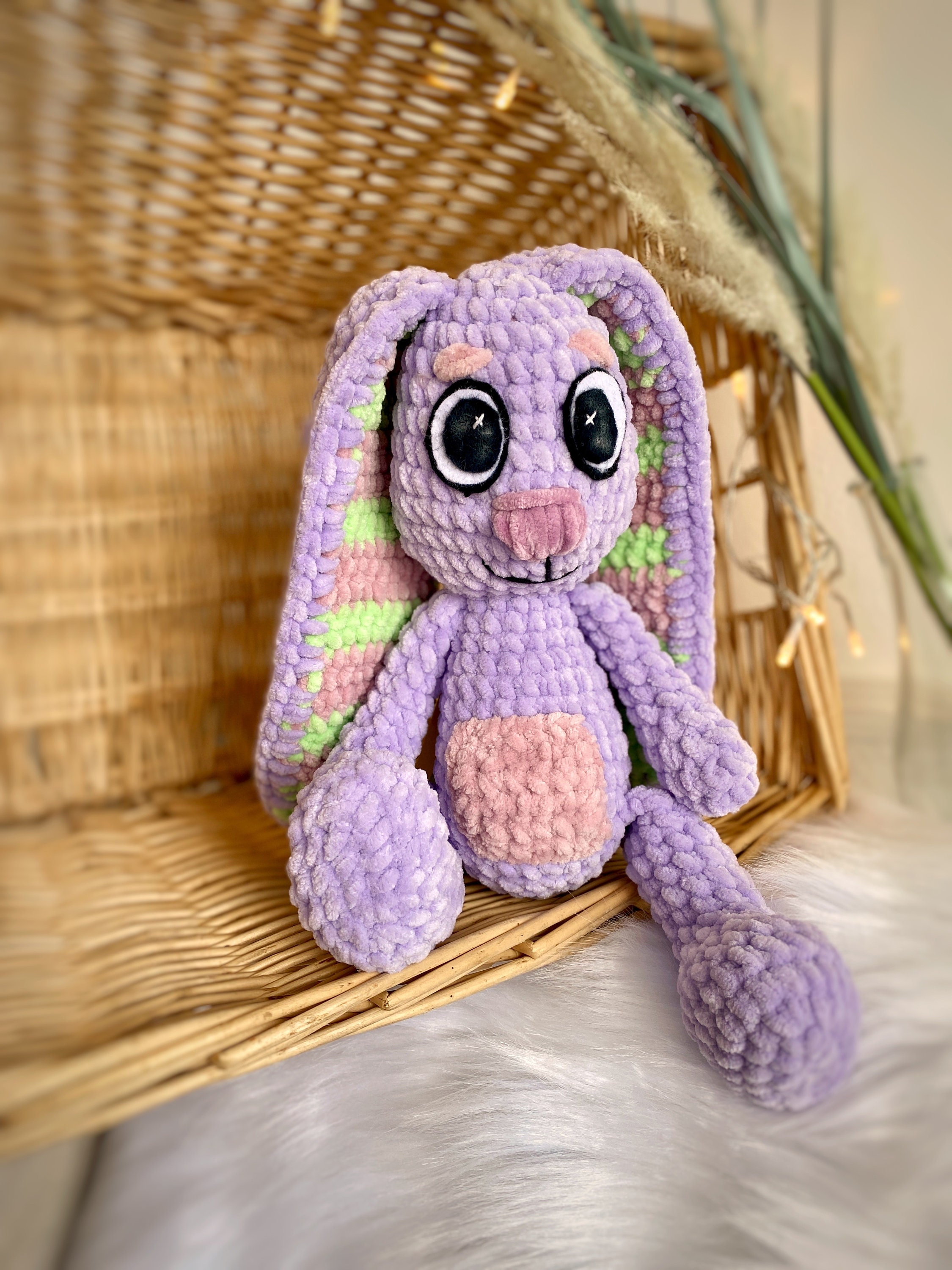 Floppy Bunny Toy Bluey Floppy Bunny Lilac Bunny - Etsy UK