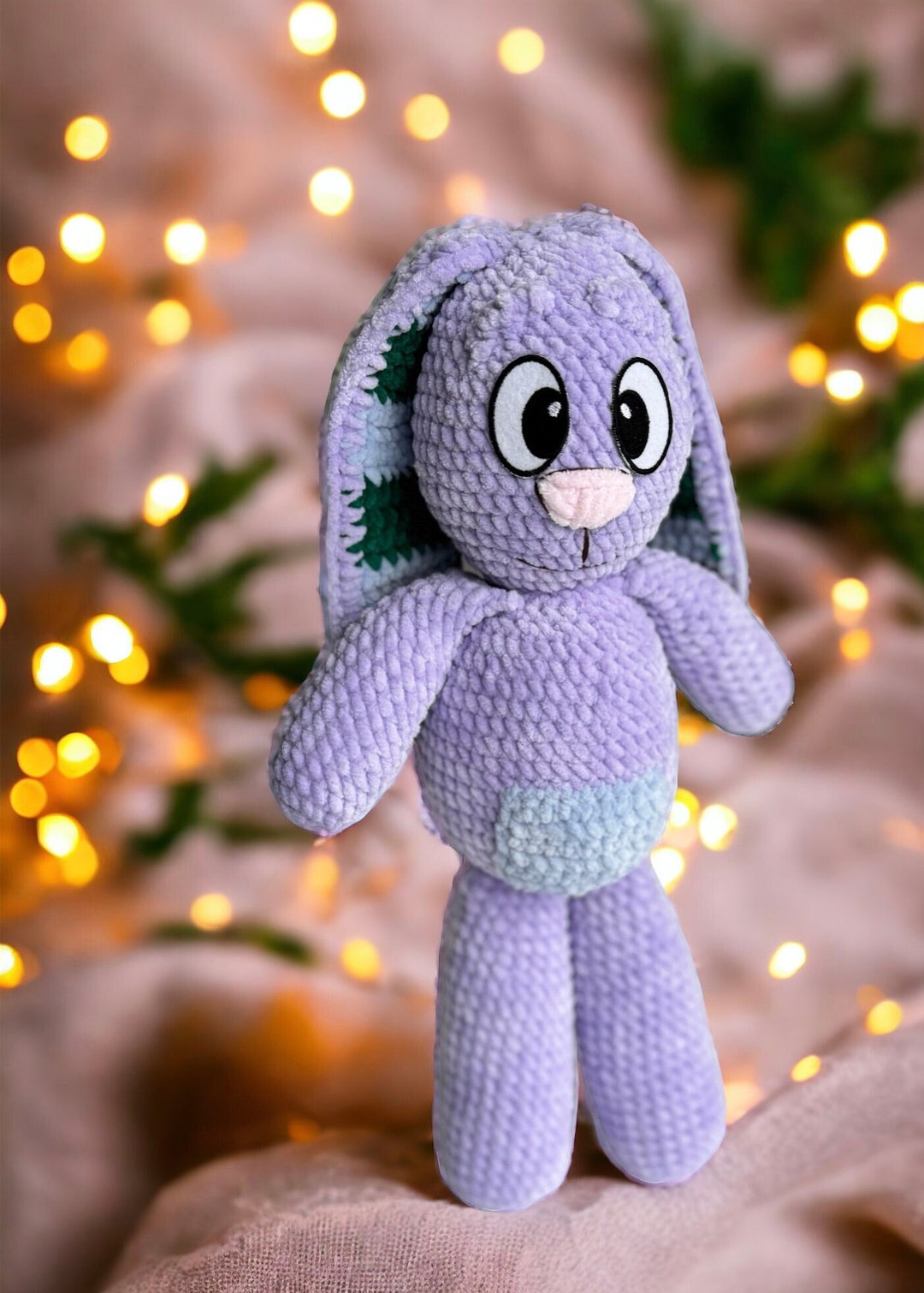 Floppy Bunny Toy, Bluey Floppy Bunny, Lilac Bunny - Etsy