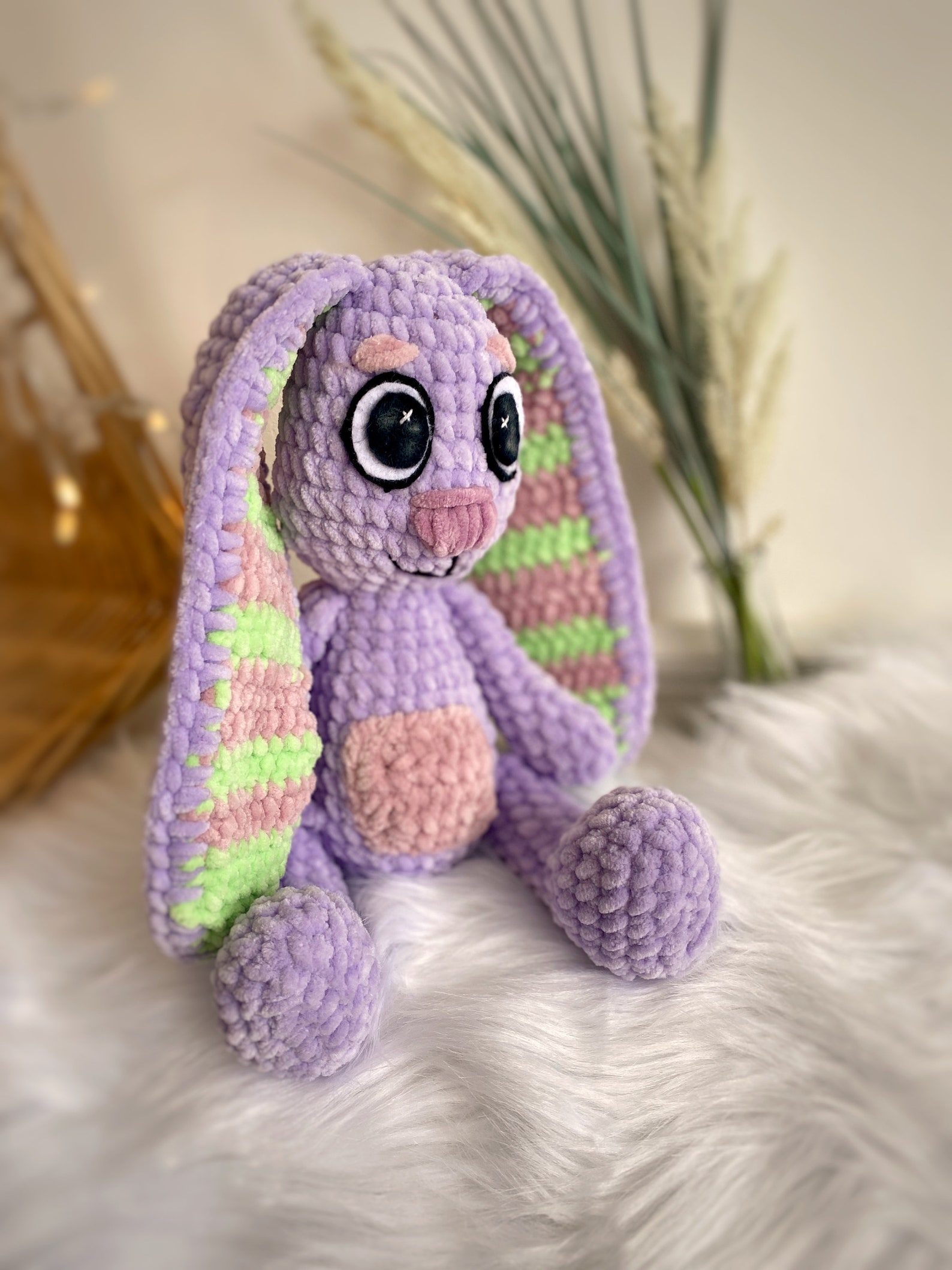 Floppy Bunny Toy Bluey Floppy Bunny Lilac Bunny - Etsy UK