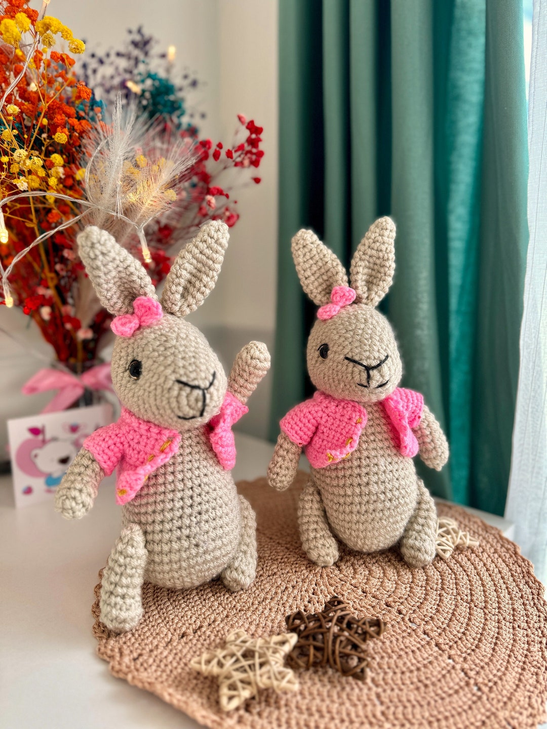 FLOPSY, MOPSY or Cotton-tail BUNNY Theme | Hand Crochet Toy | Baby Shower Gift | Baby Gift ...