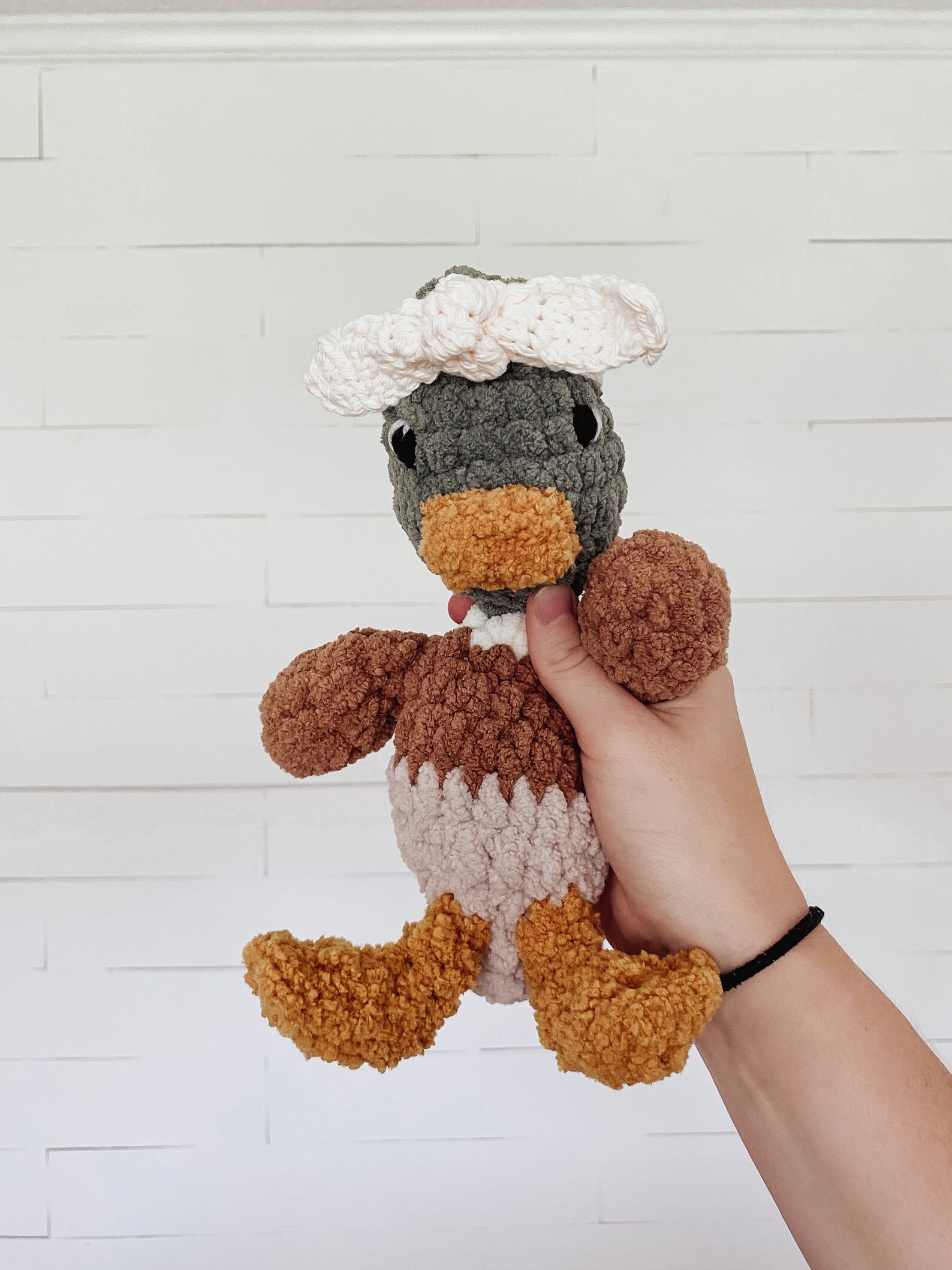 MADE TO ORDER, Baby Della Duck, Crochet Duck, Crochet Lovey, Duck ...