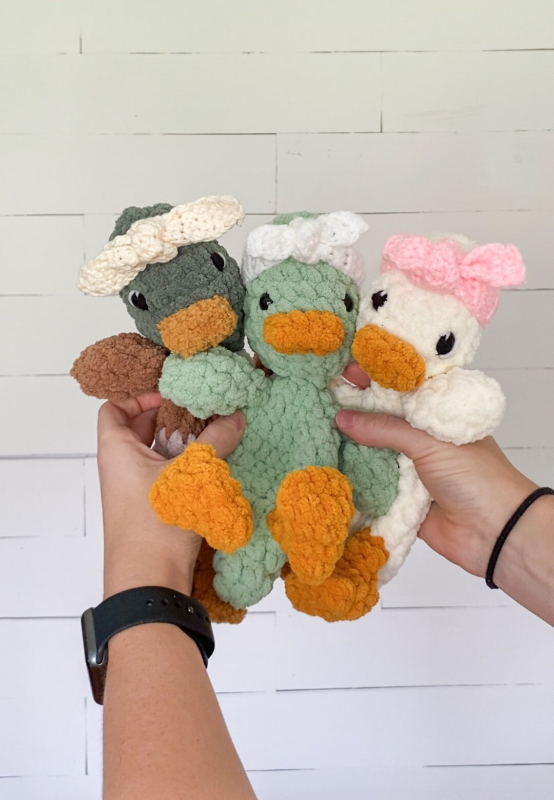 MADE TO ORDER, Baby Della Duck, Crochet Duck, Crochet Lovey, Duck ...