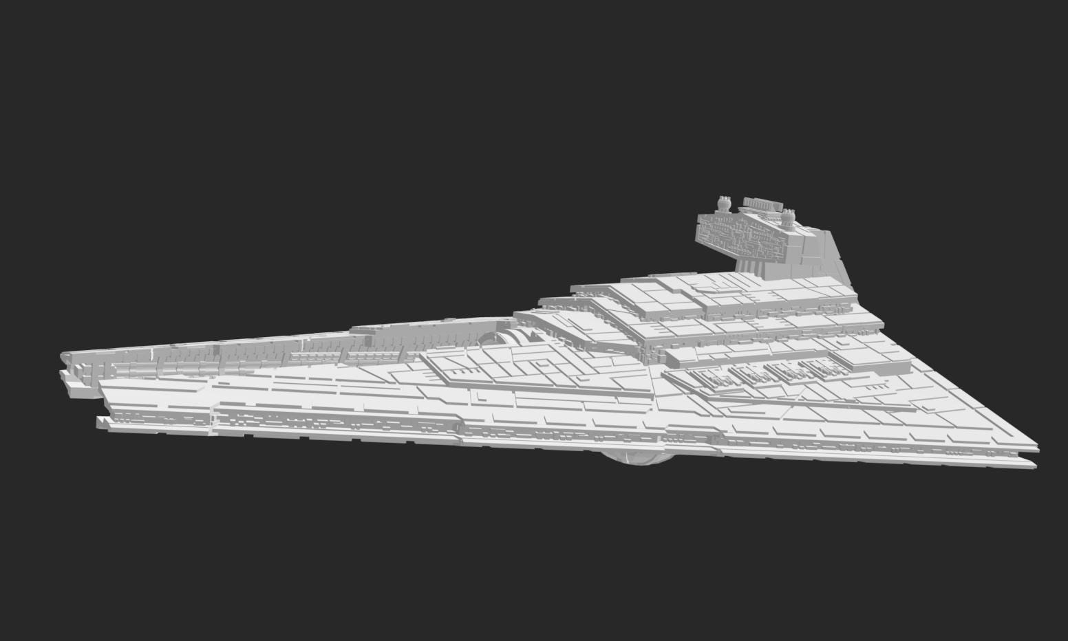 Star Wars Armada Conqueror-class Star Destroyer Raw/unpainted -or- Hand ...