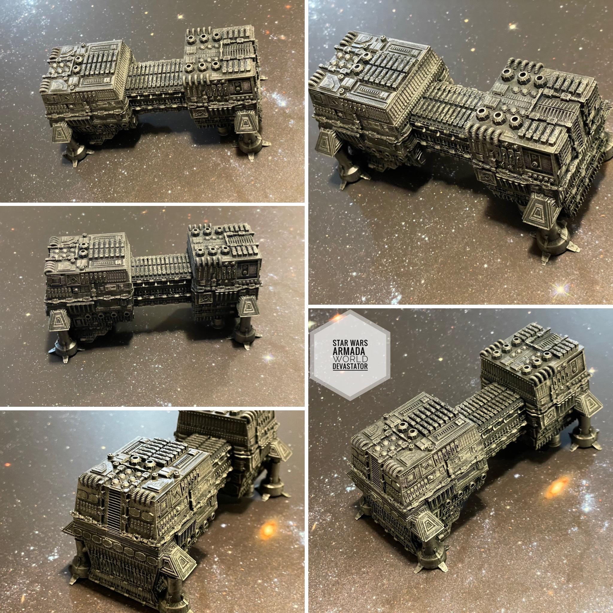 Star Wars Armada World Devastator Dark Empire RAW UNPAINTED Legends 12k Hrres 3D - Etsy
