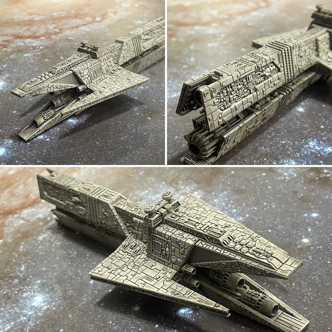 Star Wars Armada RAW UNPAINTED Aggressor-class ISD Zann Consortium 3D ...