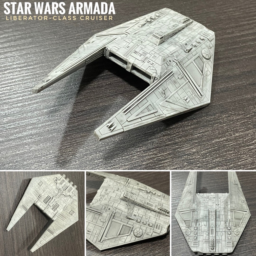 Star Wars Armada Liberator-class Cruiser 3D 12k Resin Print FULLY HAND ...
