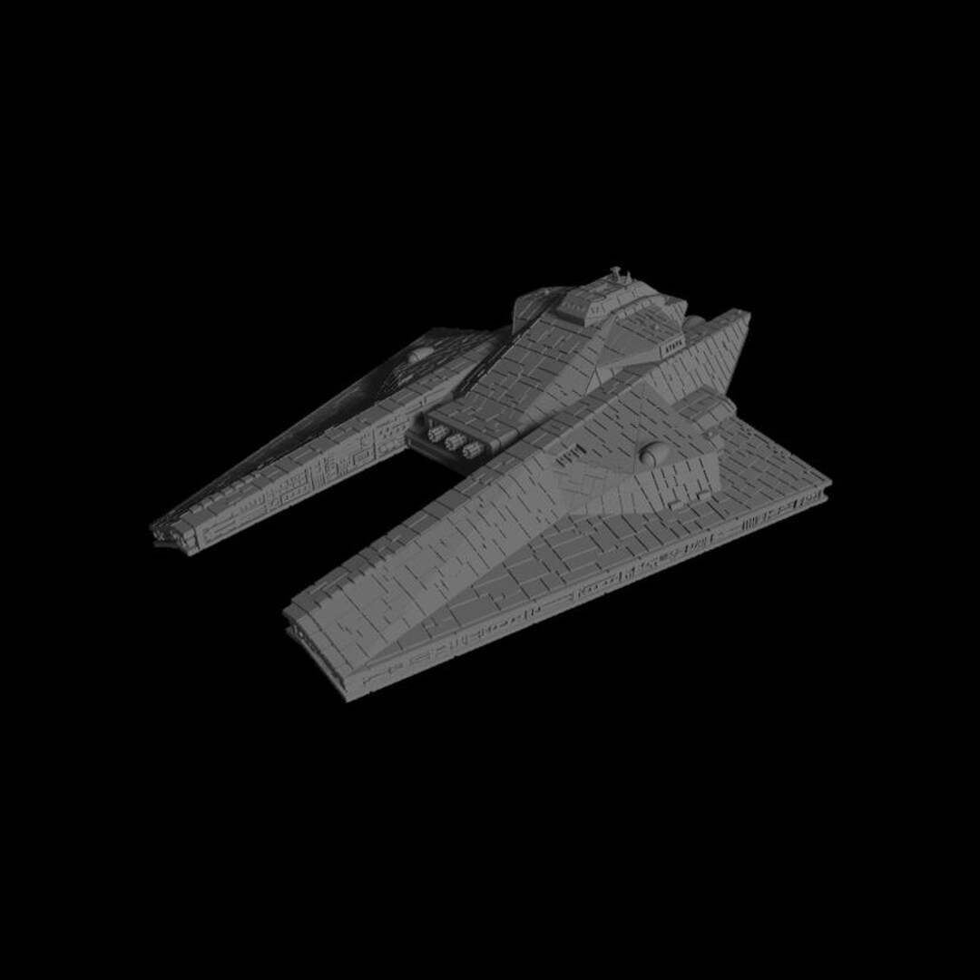 Star Wars Armada Imperial Broadside Heavy Carrier HAND-PAINTED or Raw ...