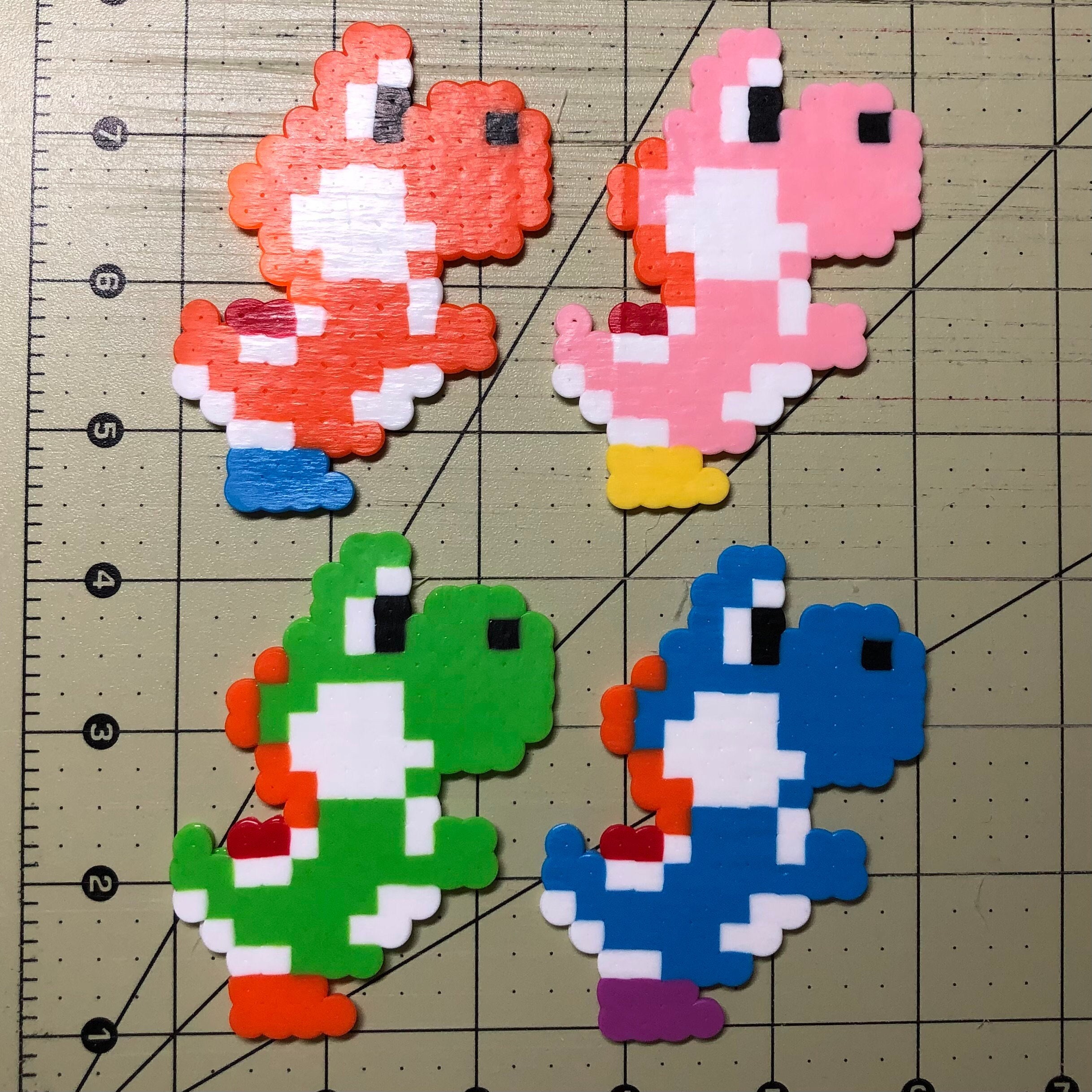 Rainbow Yoshi and Friends - Etsy