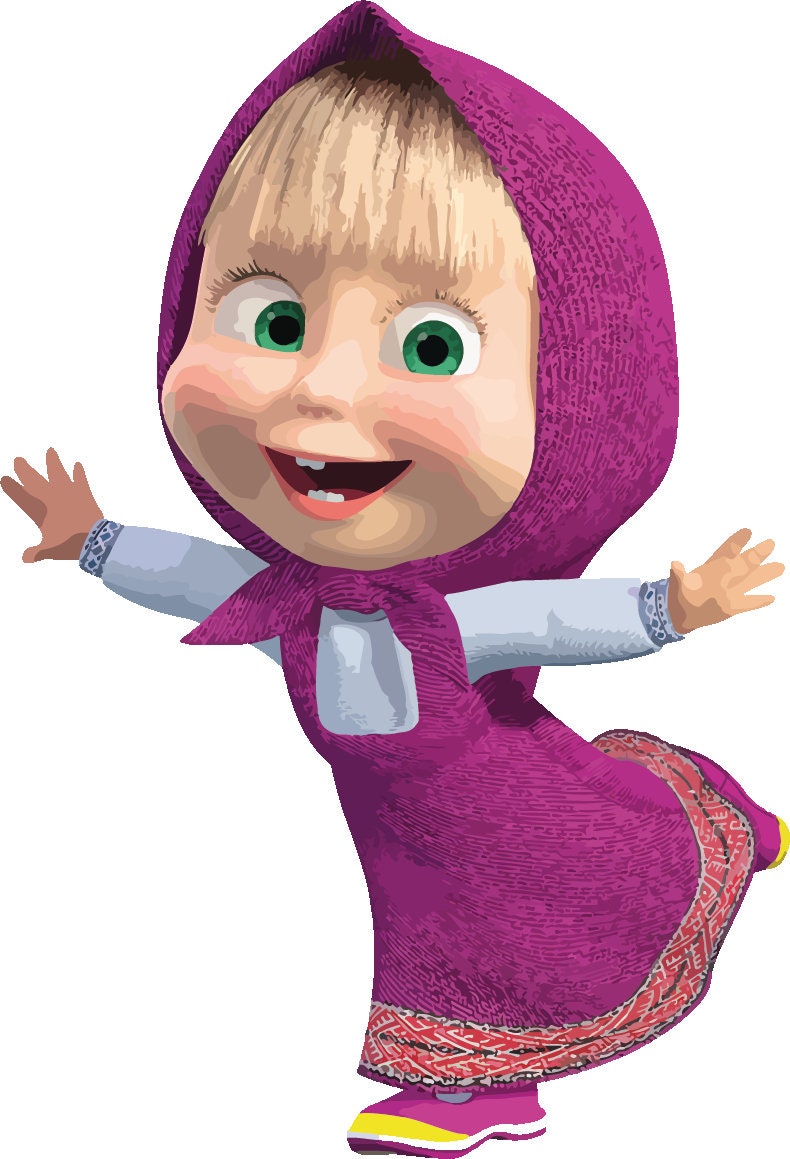 Masha e Orso SVG-PNG-PDF Bundle Collection Masha Cricut - Etsy Italia