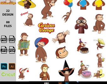 Curious George Movie-svg-png-pdf Saved Files for Cricut - Etsy