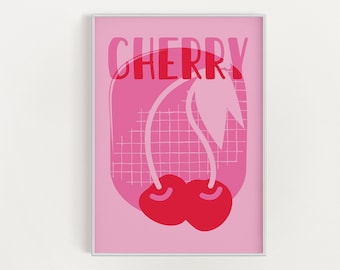 Cherry Poster - Etsy