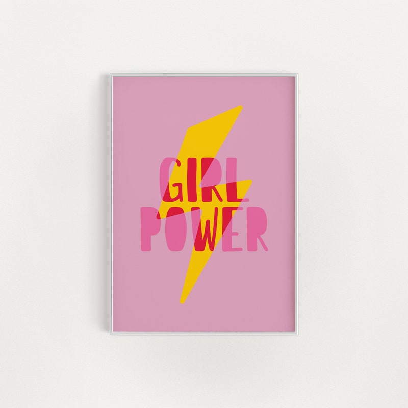 Printable Girl Power Art - Etsy
