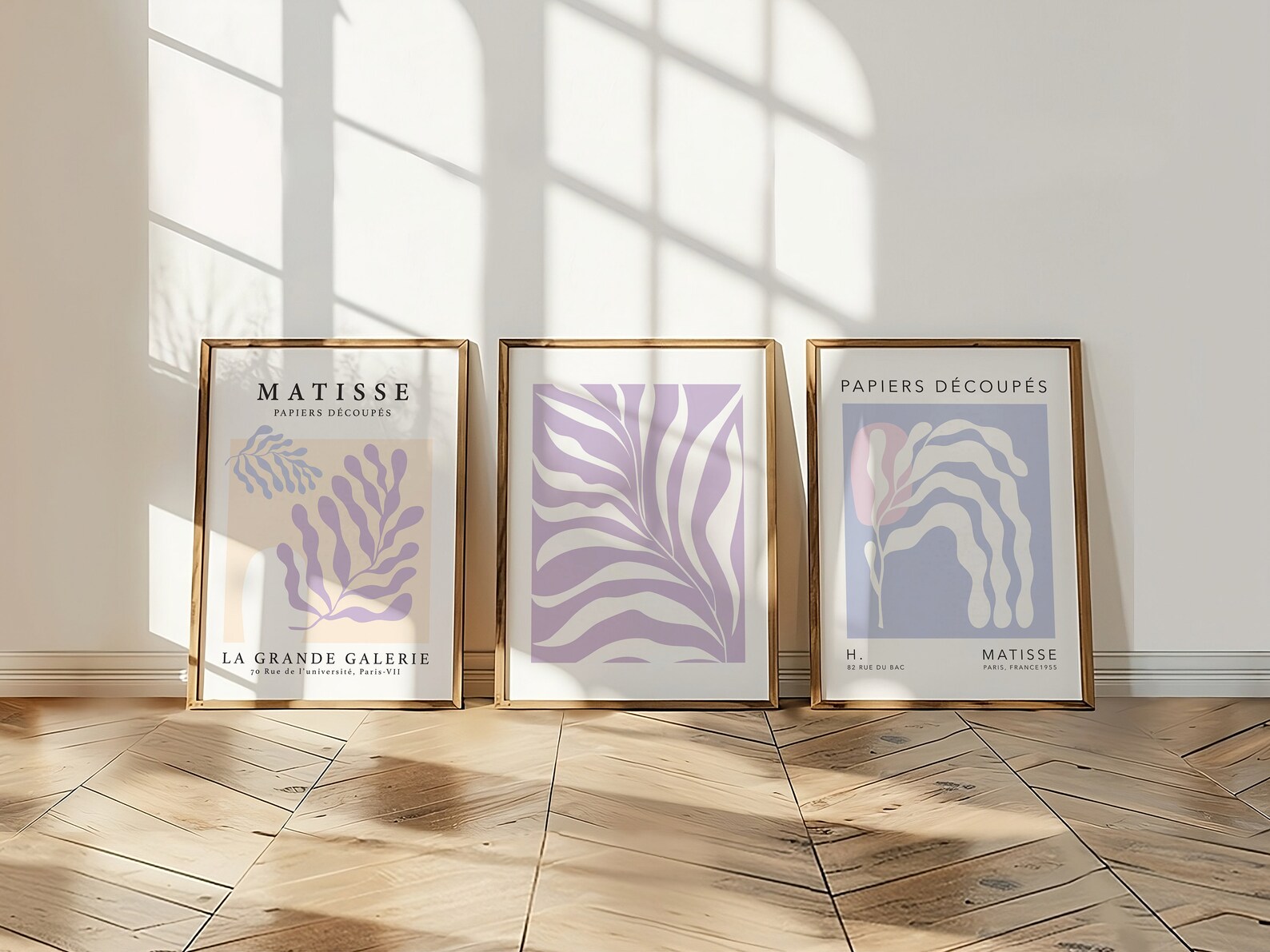 PRINTABLE Henri Matisse Pastel Print Set of 3, Set of Matisse Wall ...