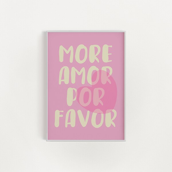 More Amor Wall Art - Etsy