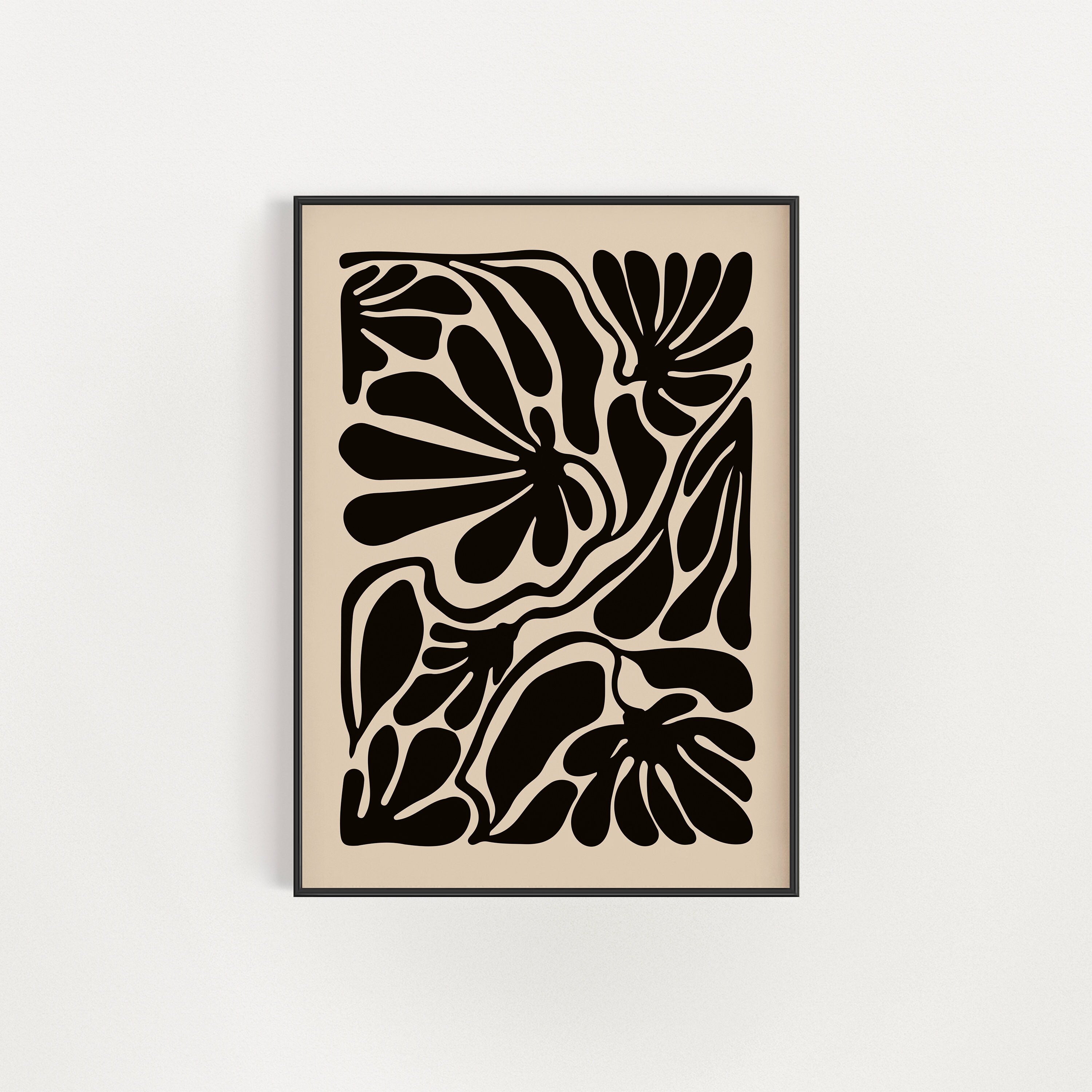 Abstract Botanical Flowers Poster, Digital Download Wall Print, Large ...