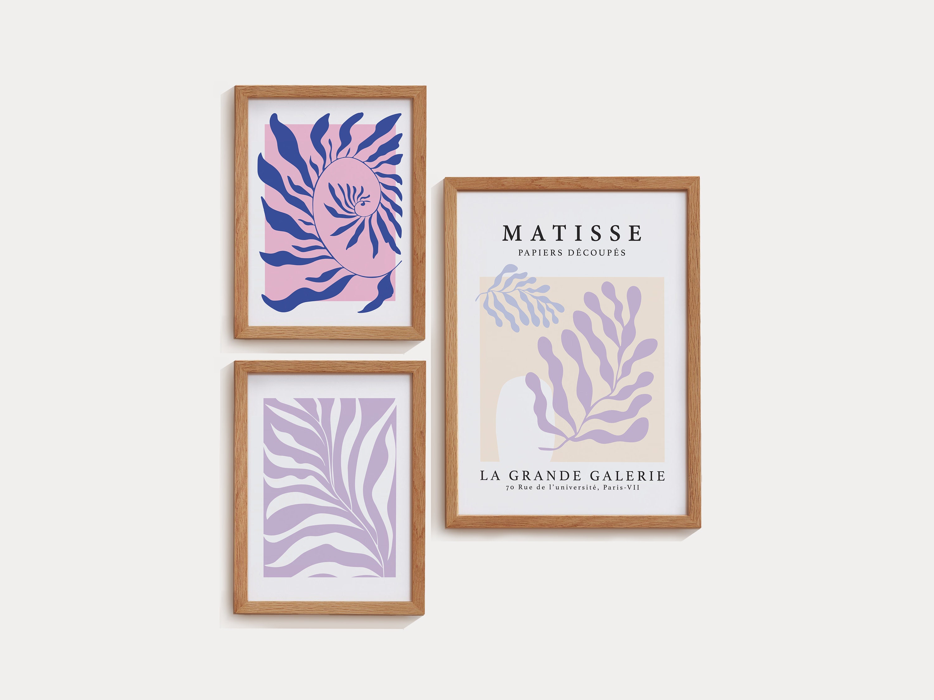 Henri Matisse Inspiration , Set of 6 Digital Prints, Gallery Wall Set ...