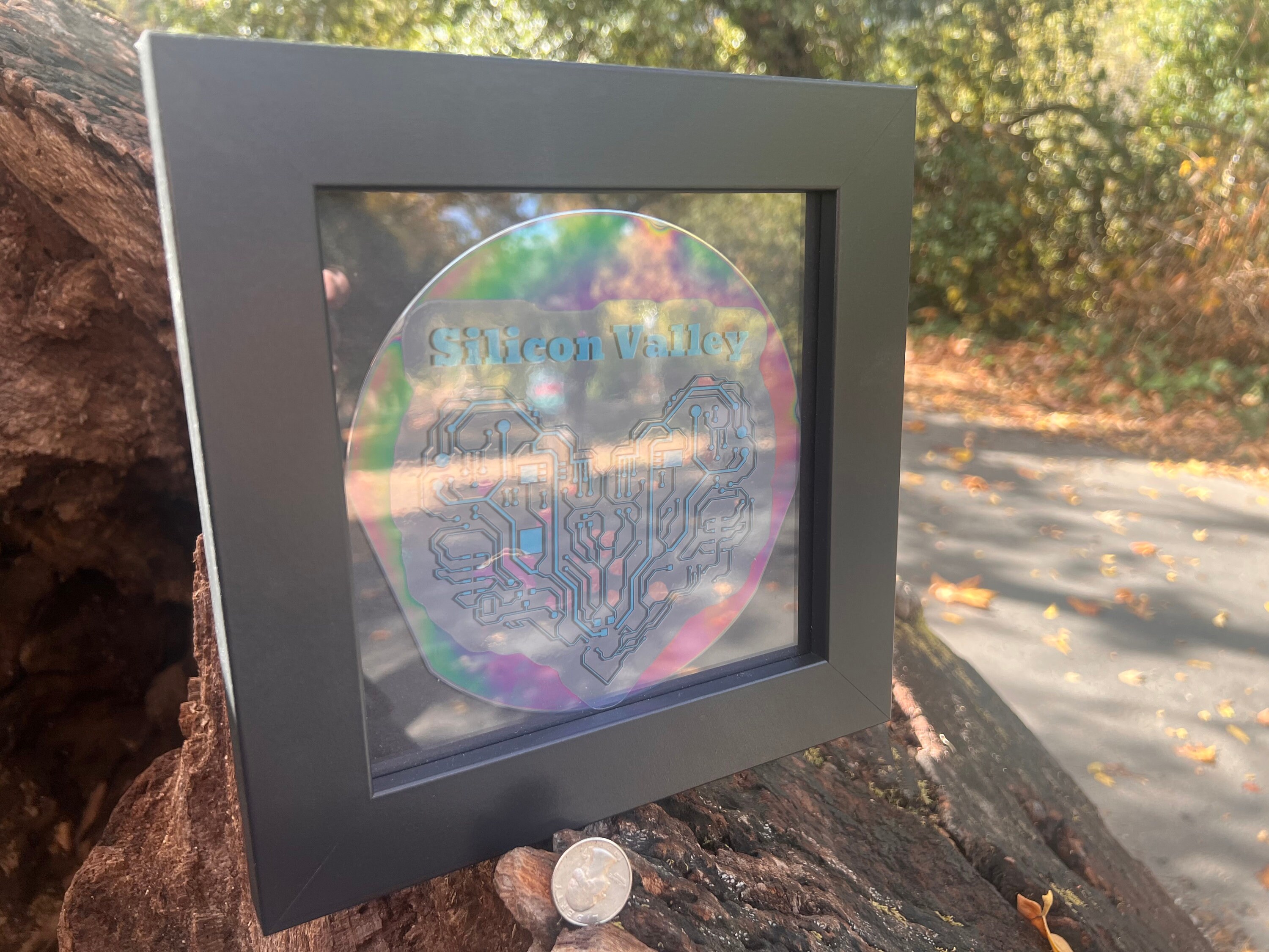 Souvenir Silicon Wafer With Large Silicon Valley Sticker - Etsy