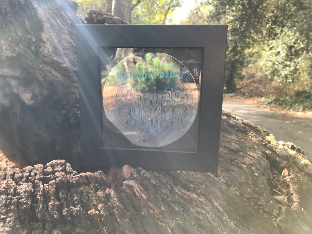 Souvenir Silicon Wafer With Large Silicon Valley Sticker - Etsy