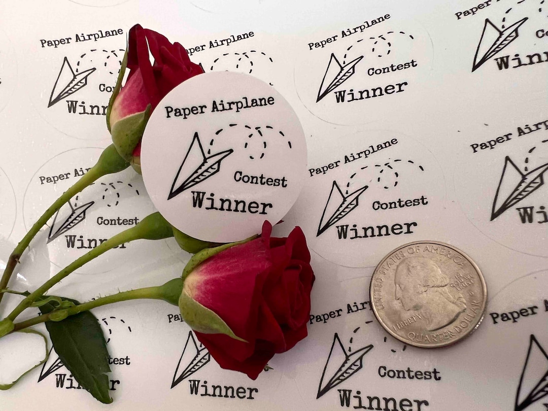 Paper Airplane Contest Winner Sheet - Etsy