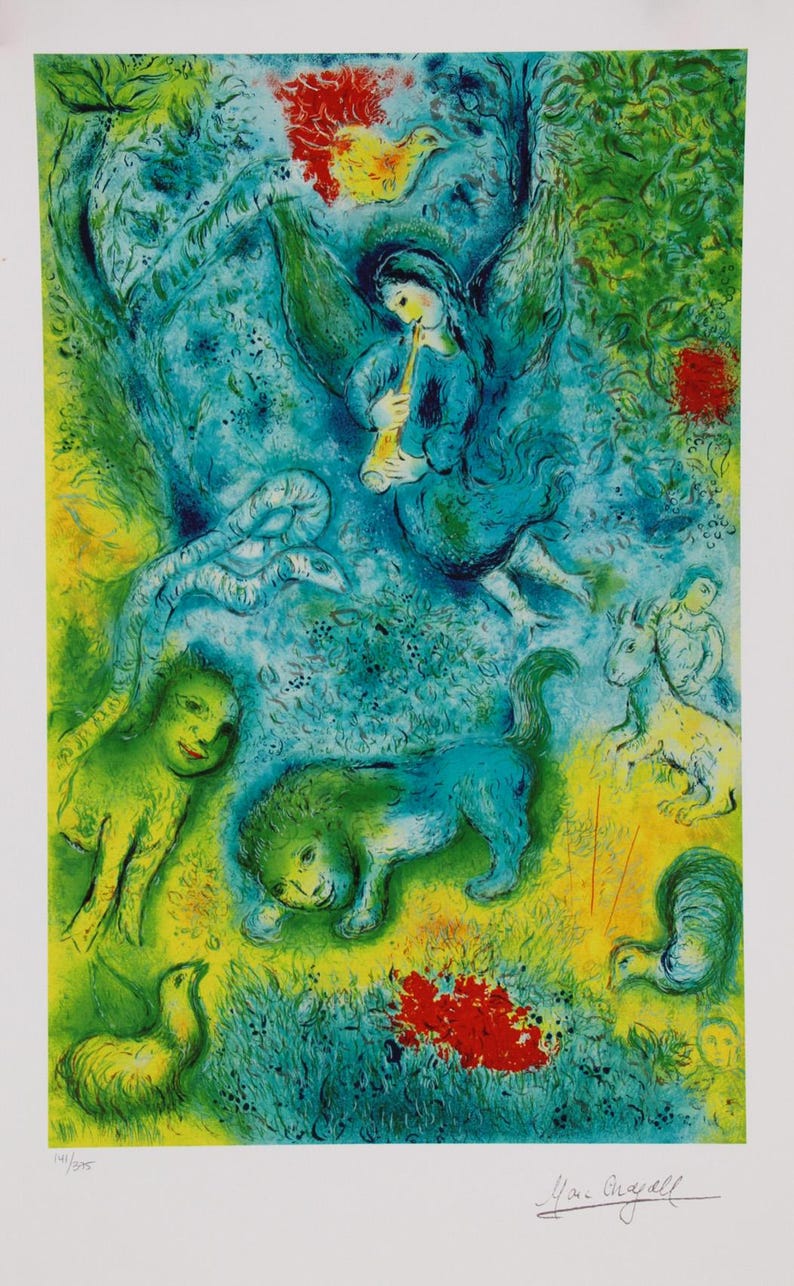 Marc Chagall - Magic Flute - Etsy