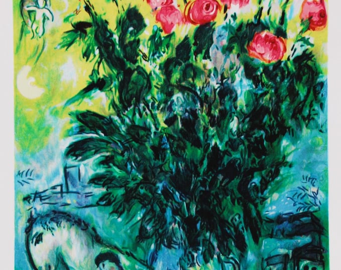 Marc Chagall Les Roses - Etsy