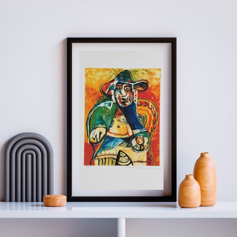 Picasso - Seated Old Man - Etsy