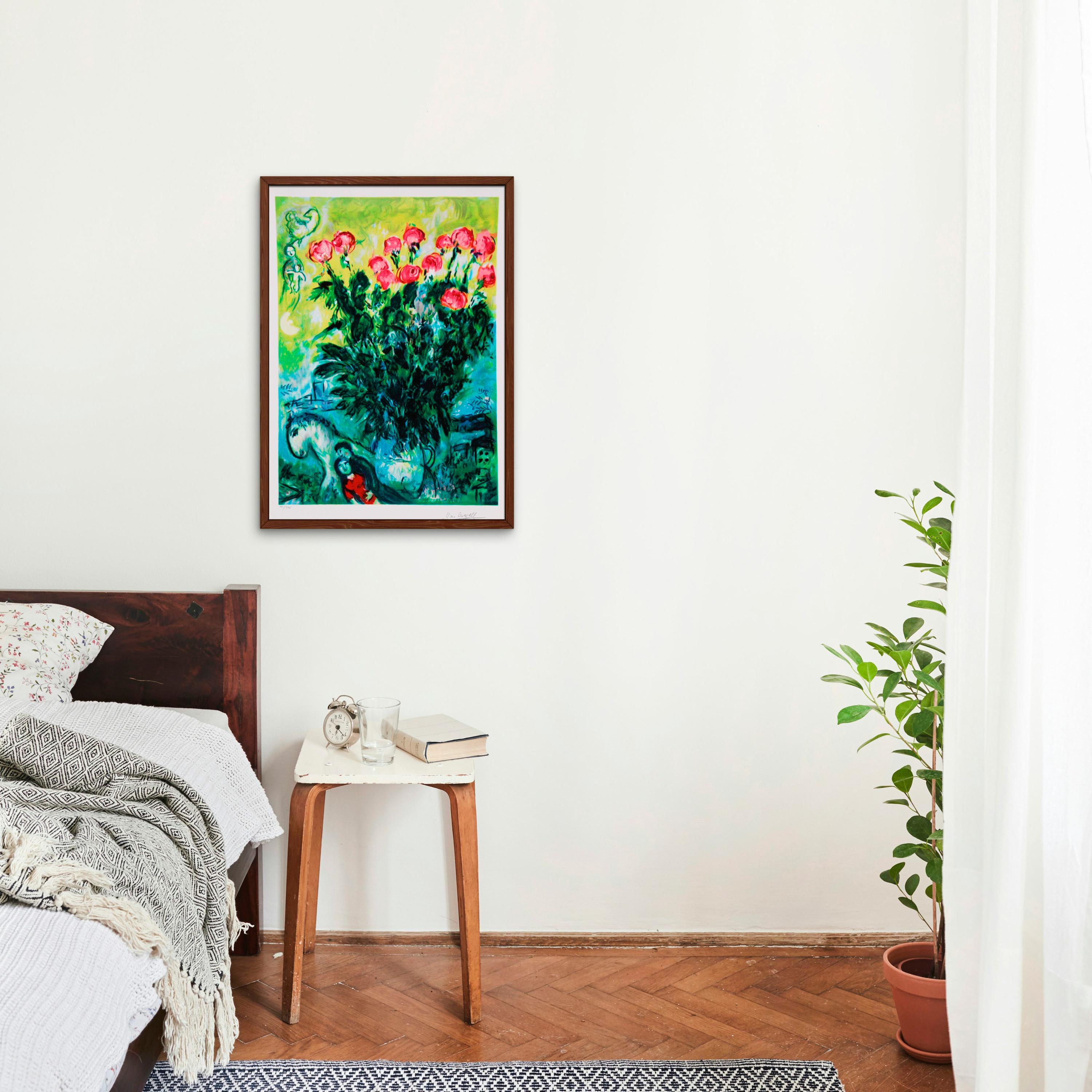 Marc Chagall- Les Roses - Etsy