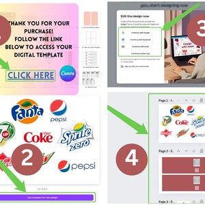 Candy TEMPLATE BUNDLE | Party Favor Template Canva Editable | DIY Chips ...