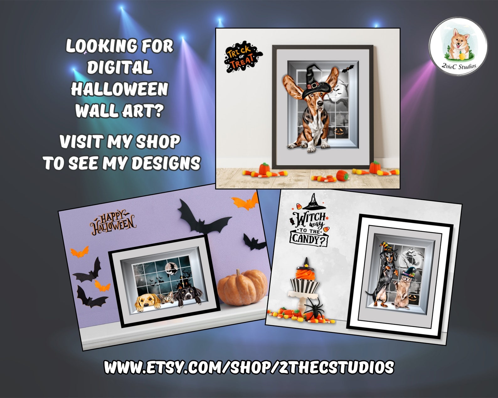 Printable October 2024 Calendar Cute Corgi Calendar Kids Room Wall ...