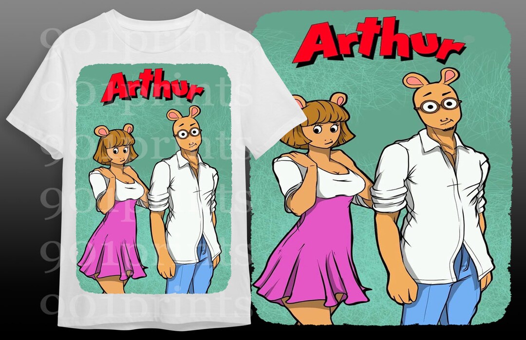 Adult Arthur & DW T Shirt Design - Etsy