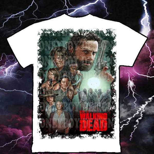 Walking Dead Sublimation Design for Tumblers - Etsy