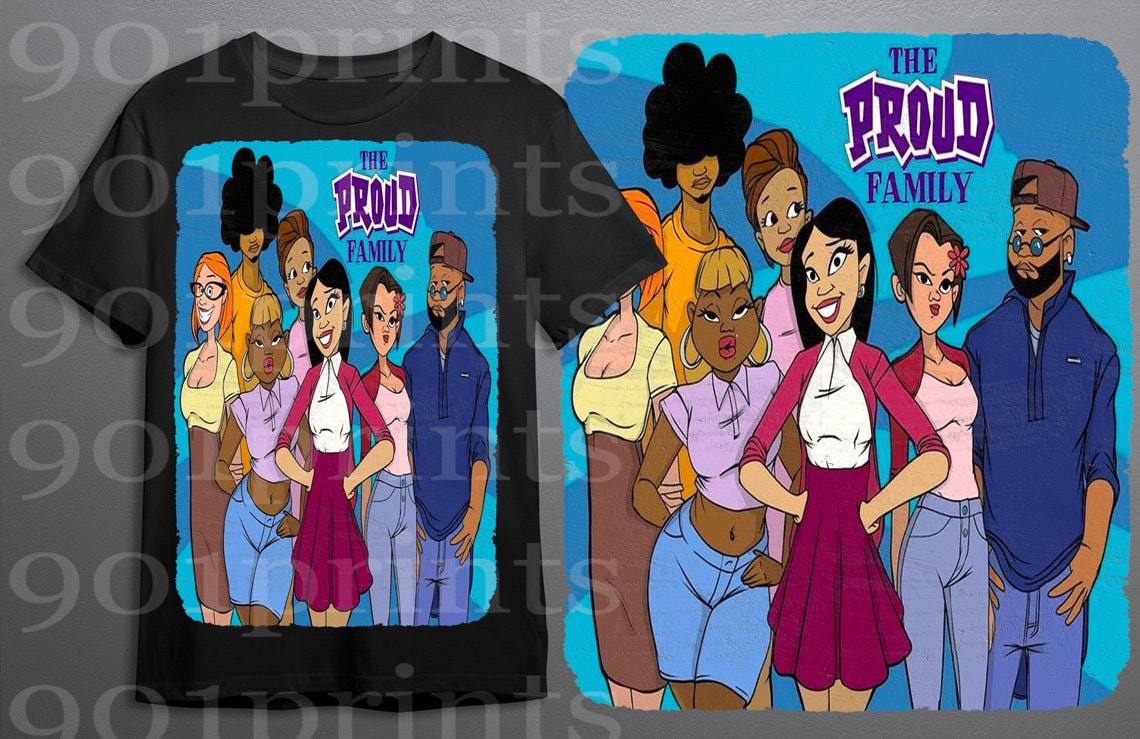 Adult Proud Family T Shirt Design - Etsy