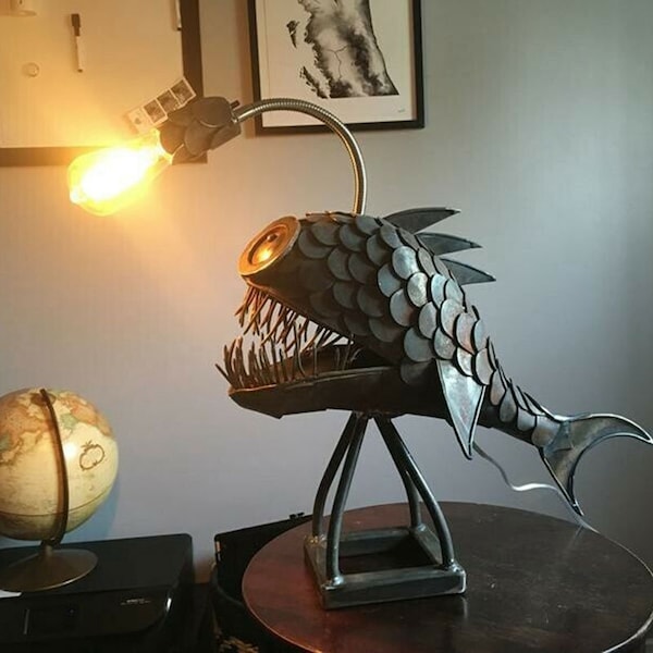 Fish Lamp - Etsy