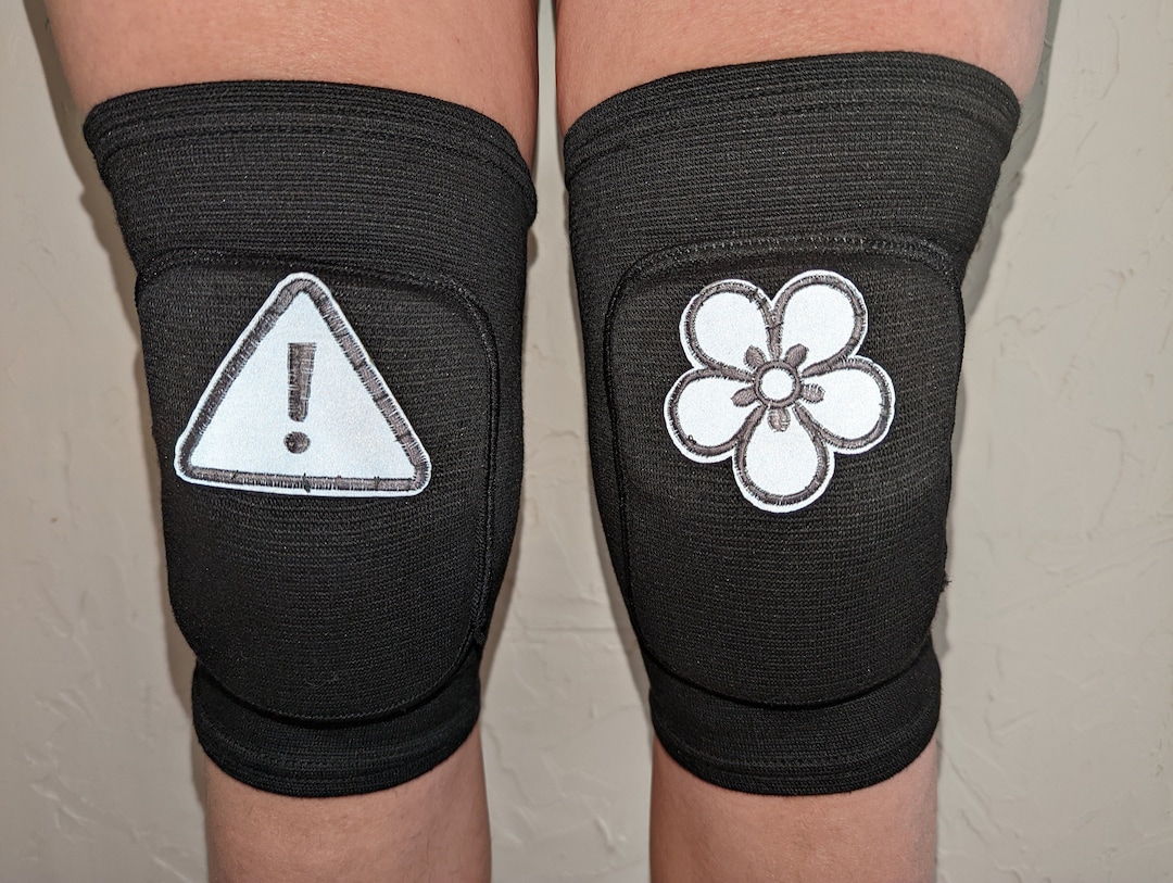 Reflective Roller Skate Pads, Reflective Skate Pads, Low Profile Knee ...