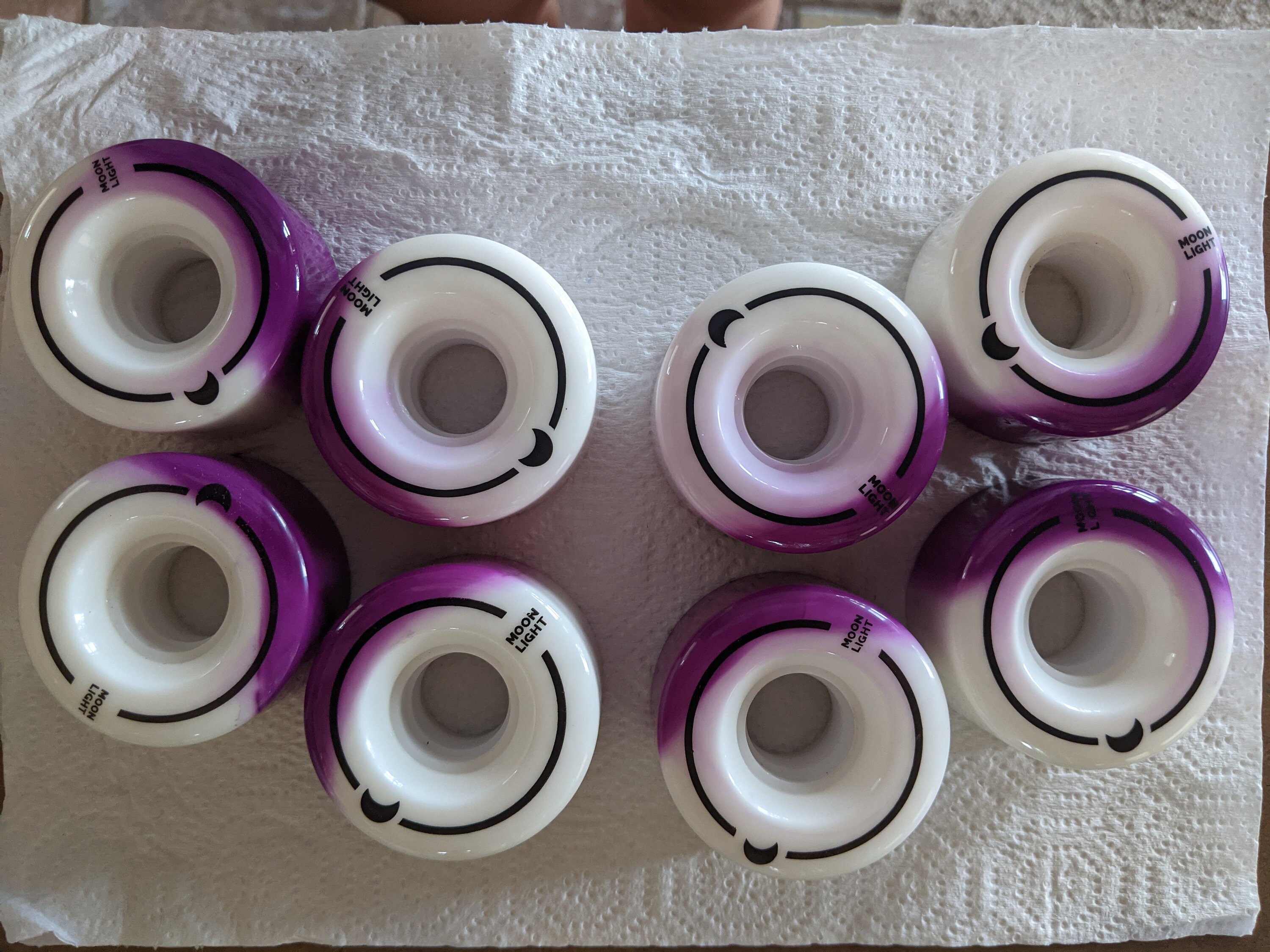 Crescent Moon Wheels, Hand Dyed Wheels, Roller Skate Wheels, Poison ...
