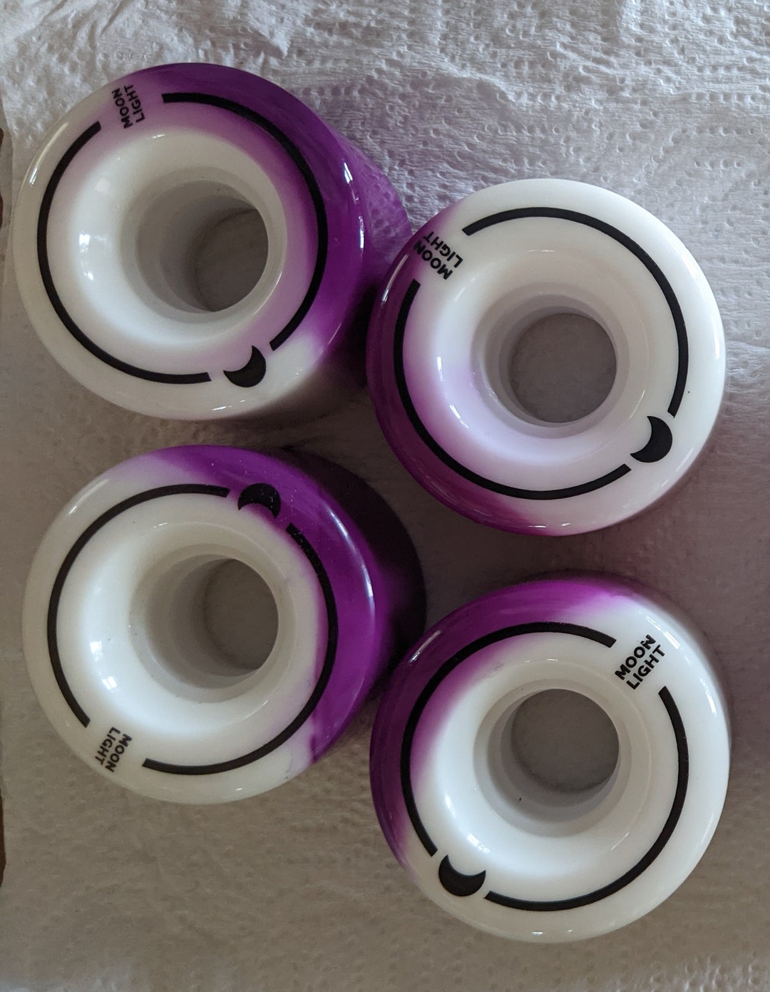 Crescent Moon Wheels, Hand Dyed Wheels, Roller Skate Wheels, Poison ...