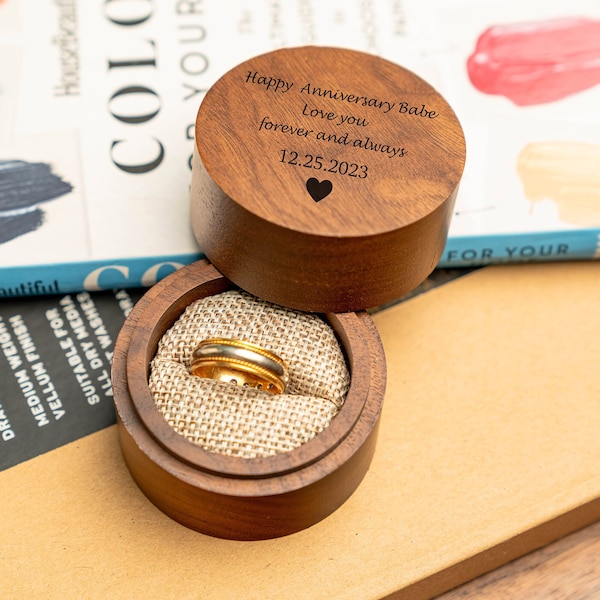 Custom Proposal Ring Box - Etsy