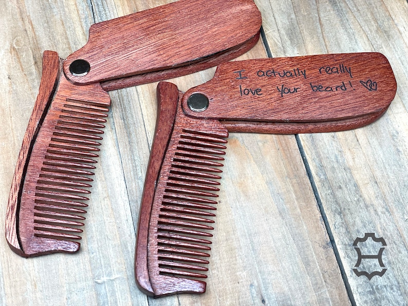 Handwriting Comb 5th Year Anniversary Customized Comb Wooden - Etsy