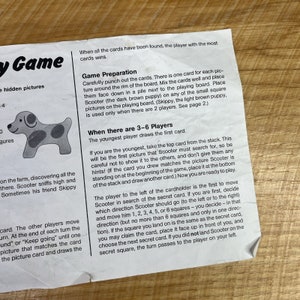 VTG the Puppy Game Ravensburger Board Game Educational Learning Tool ...