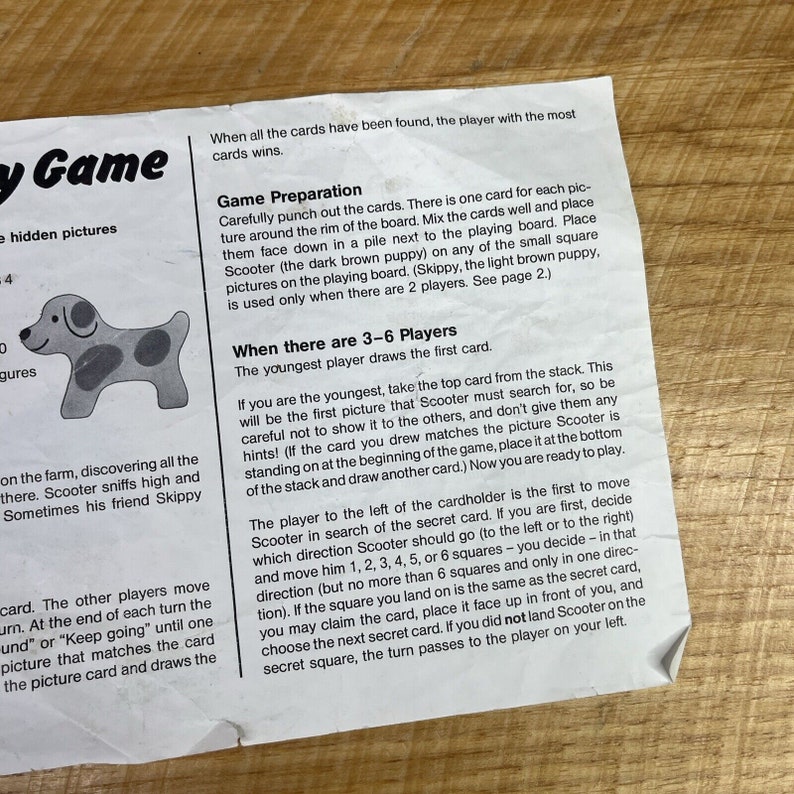 VTG the Puppy Game Ravensburger Board Game Educational Learning Tool ...