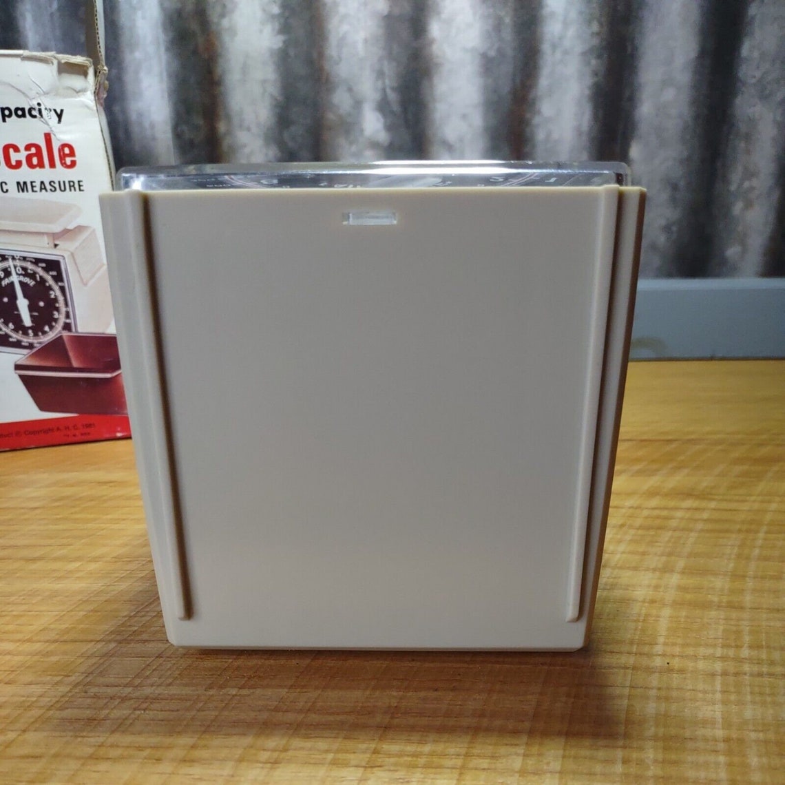 VTG 1981 Fairgrove Plastic Kitchen Postal Office Scale Almond Color 10 ...