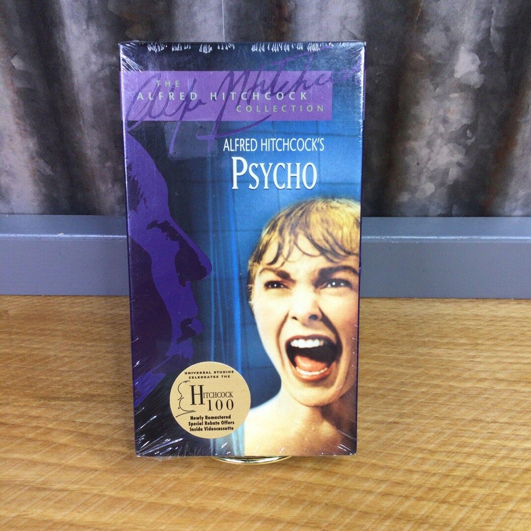 Psycho VHS, 1999 Alfred Hitchcock Scary Movie Thriller Anthony Perkins ...