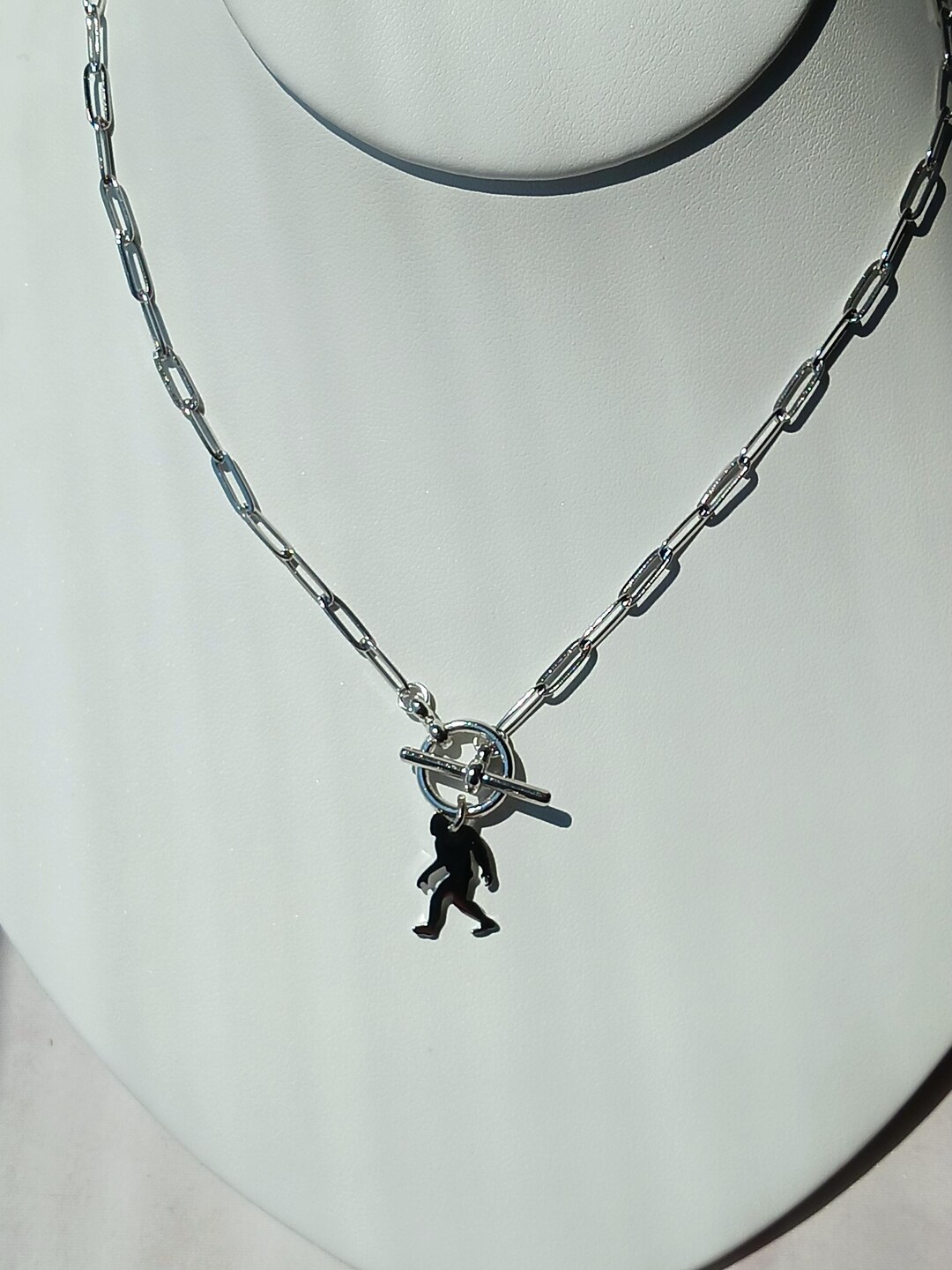Bigfoot Charm Necklace, Silver Bigfoot Charm, Bigfoot Charm, Charm ...