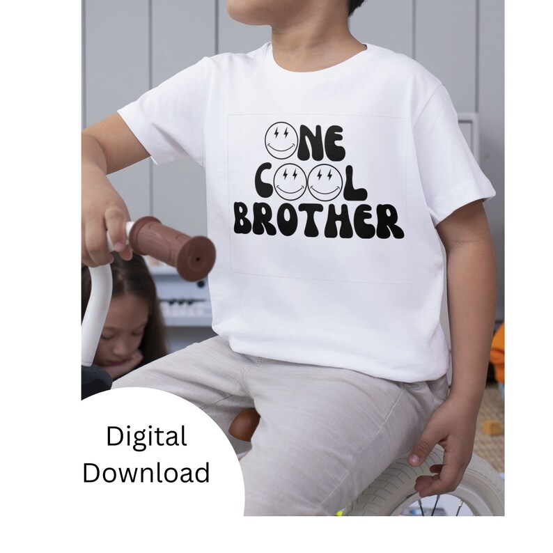 One Cool Brother SVG PNG JPG - Etsy