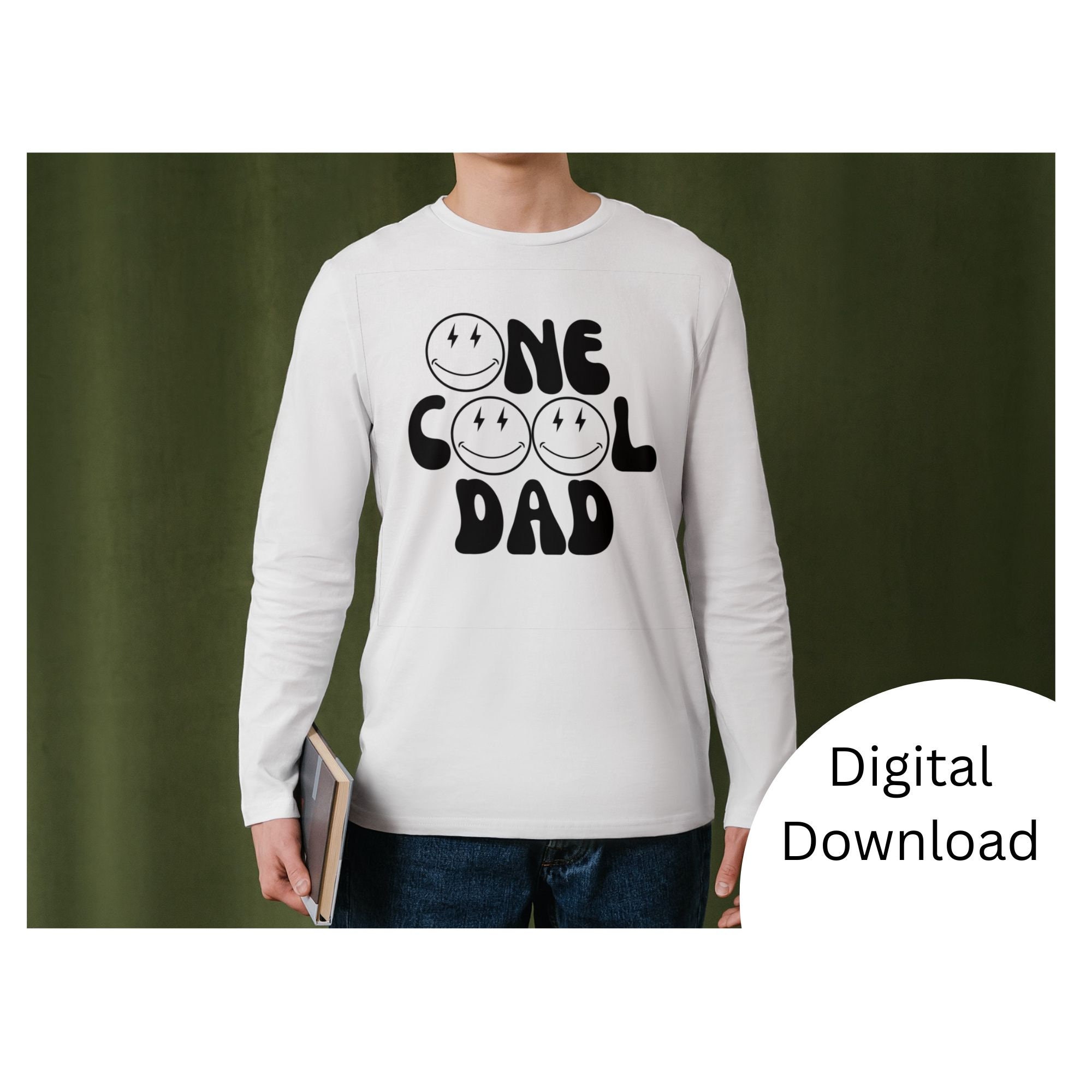 One Cool Dad Svg, Png, Jpg - Etsy