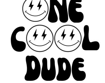 One Cool Dude Png - Etsy